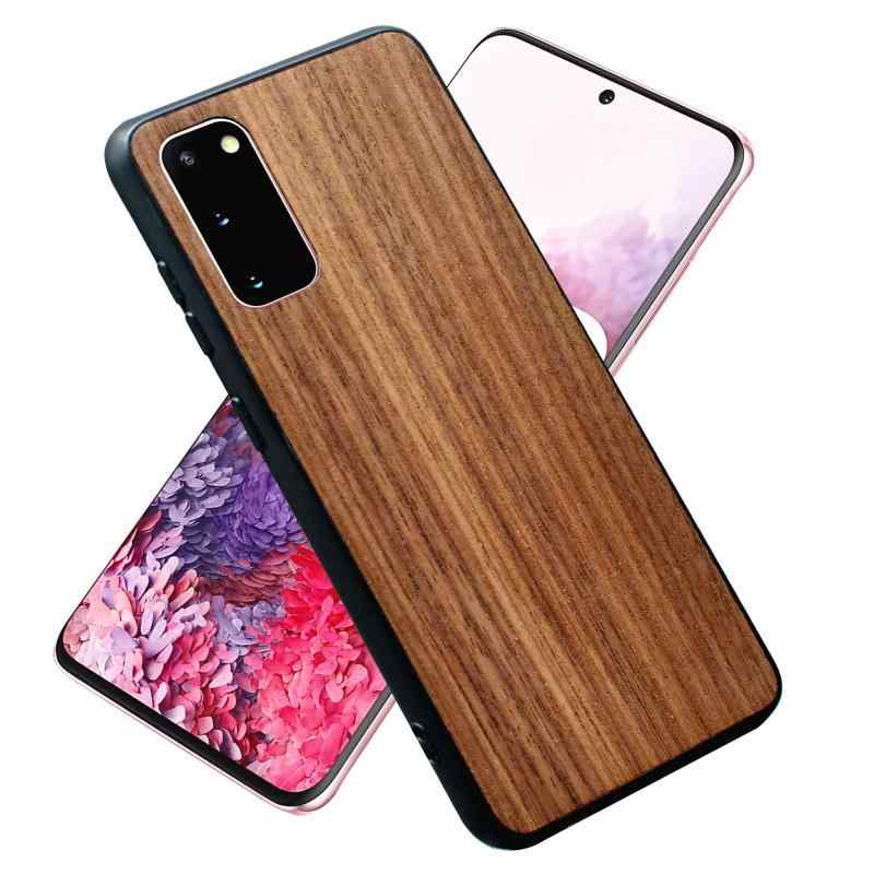 MQman GalaxyS20 GalaxyS20+ GalaxyS21 GalaxyS21+ Galaxy S22 Galaxy S22 Ultra ケース 木製カバー 胡桃の木 原木 素材 天然木 耐衝撃 ソフト クルミ ワイアレス充電...