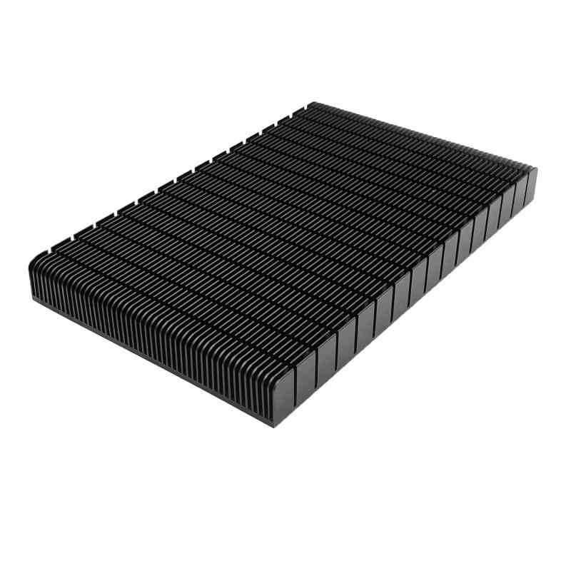 Awxlumv 大型ヒートシンク、180×115×18mm アルミニウム製長方形放熱板 ルーター用基板冷却 高出力LED照明サイズ仕様：長さ180mm×幅115mm×高さ18mmの大型アルミニウム製ヒートシンク放熱性能：広い表面積と最適な放...