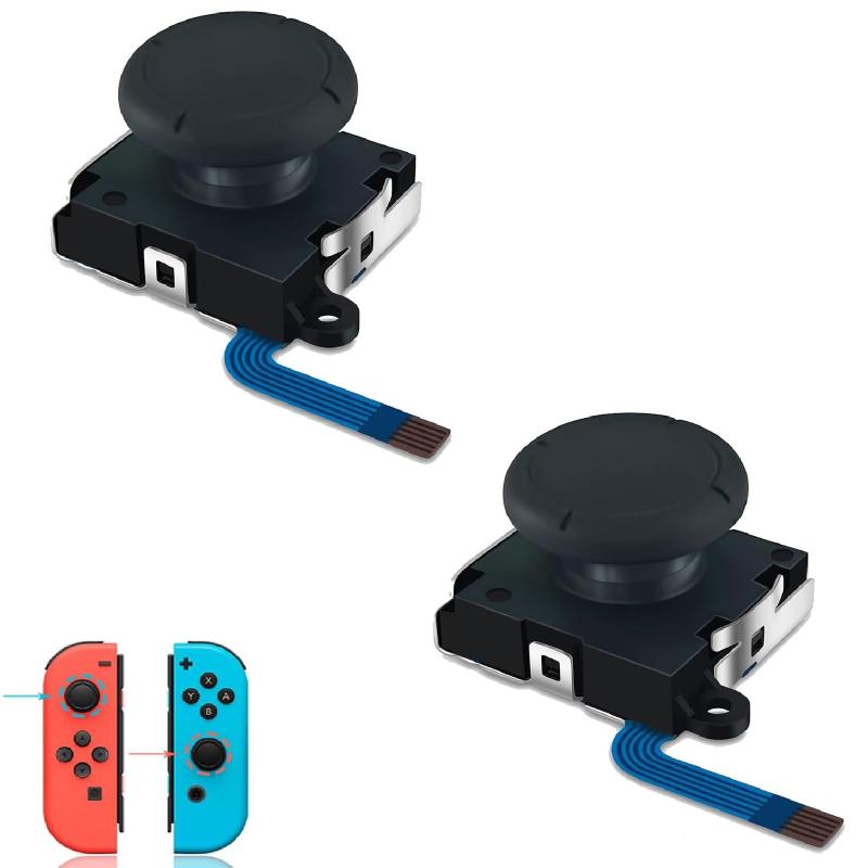 SensaBliss For switch joy-con 修理 Switch用 修理ツール 右／左 センサーアナログジョイスティックSwitch用NS Joy-con対応 スイッチパーツ switch用ジョイコン交換対応 3Dアナログレバ...