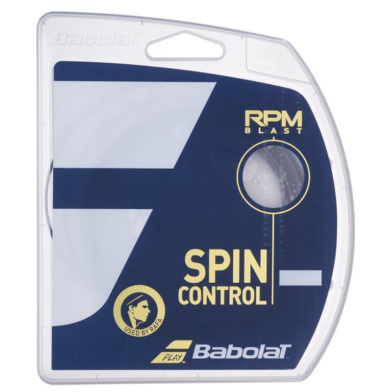 バボラ BabolaT テニスガット 単張り RPMブラスト（RPM BLAST） 241101八角形プロファイルの押し出しモノフィラメントストリングタイプ:モノフィラメントゲージ:17(1.25mm)長さ:600フィート色:黒