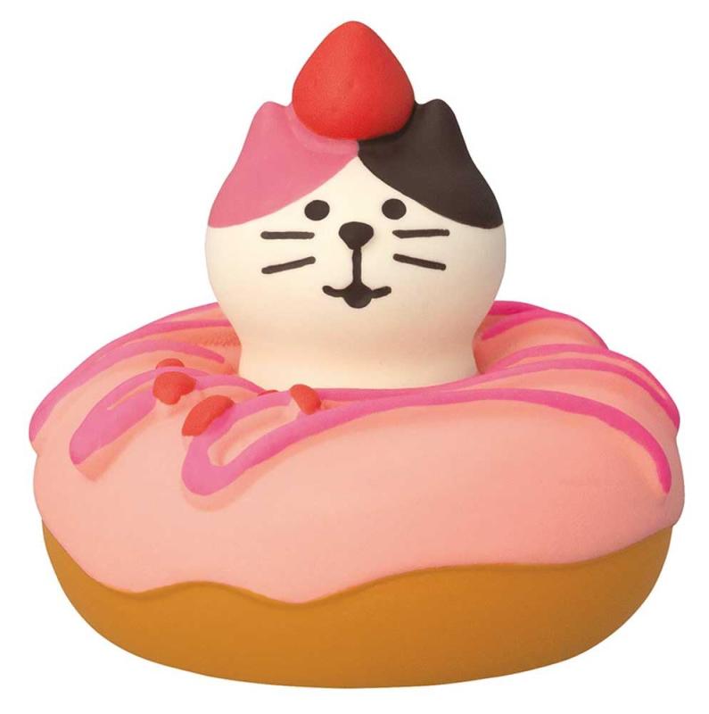 デコレ conconbre Mattary DONUTS SHOP店主くまのポップなドーナツショップシリーズ。