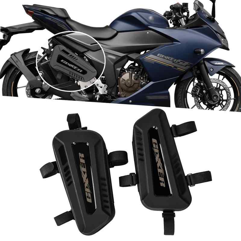 PEDAPENG For ジクサー Gixxer SF250 250 150 155 Gixxer 250 Gixxer 150 SF Gixxer SF250 Gixxer 250オートバイサドルバッグ防水トライアングルフレームバッグハー...