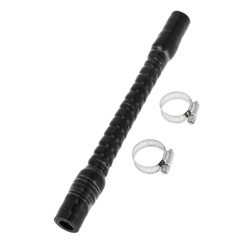 ARISELIFT 1セット 35mm/1.38インチ ID 400mm/15.75インチ 長さ0度 ブラック カーシリコンホース クランプ付き クーラントホース ユニバーサル【サイズ】内径：35mm/1.38インチ、角度：0°、長さ：40...