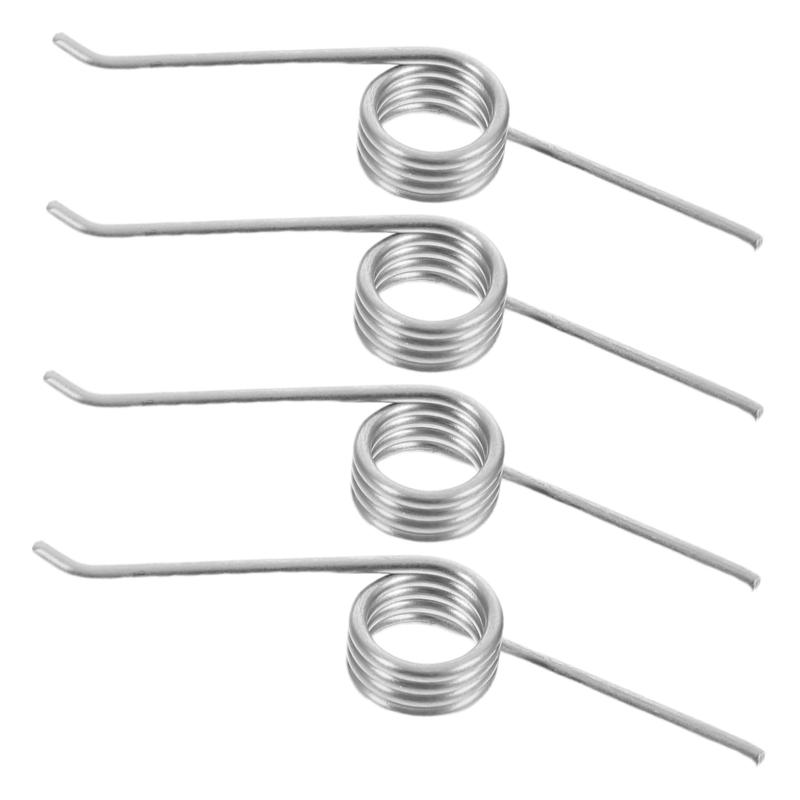 BCOATH 4個ゴミ箱用 スプリングアクセサリー バスルーム ゴミ箱 蓋 修理用 スプリング 使いやすい 耐久性に 構造簡単な交換：このねじりバネは、ゴミ箱の蓋を簡単に交換できるため、手軽に使用することができます軽量設計：軽量な素材で作ら...