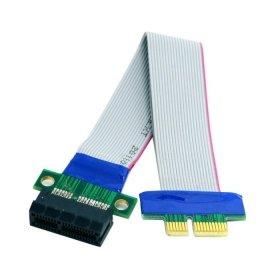 cablecc PCI-E Express 1X スロットライザーカードエクステンダー 延長リボン フレックス 再配置ケーブル 20cmChenYang PCI-E Express 1X スロットライザーカードエクステンダー 延長リボン フ...