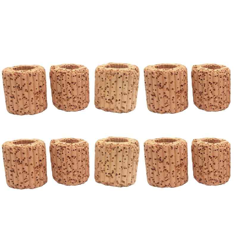 FineGood 水草固定リング 10 個セット アクアリウム水槽用植物ホルダー 内径約 1.3cm おもり付き 底砂・岩石固定・花壇風装飾に活用 金魚・メダカ・熱帯魚水槽装飾兼機能アクセサリー ほとん【高品質素材】厳格な焼成工程を経たセラ...