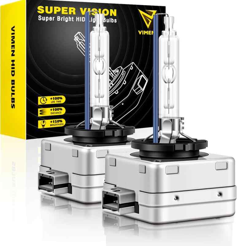VIMEN D1S HIDバルブ 8000K 純正交換用 D1C汎用 HIDライト 12V 車用 ヘッドライト 35W HID 電球 2個入純正交換用 HID バルブ D1S：D1S/D1C台座に99.99%対応設計。すぐプラグアンドプレイ...