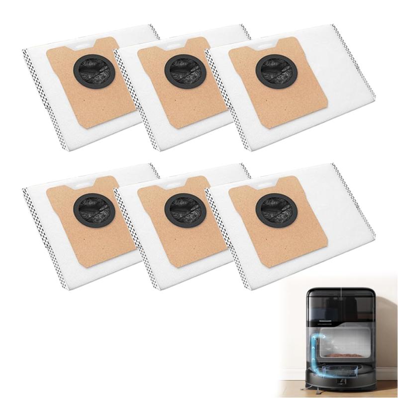 UrbanPulse Eufy 交換用 紙パック Auto-Empty C10/Omni C20 ロボット掃除機用紙パック ユーフィー ロボット掃除機 アクセサリー 消耗品アクセサリー ダストバッグ 交換部品 互換品 eufy用 6枚入り【...