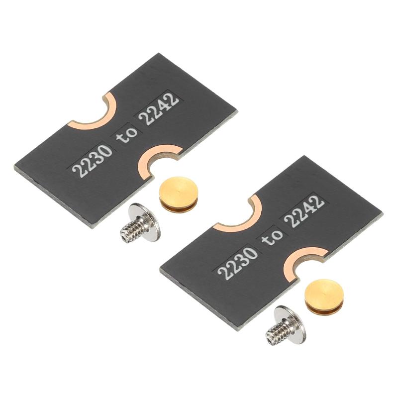 PATIKIL M2 NVME S S D延長アダプターカード 2230-2242対応対応 2枚セット M.2延長アダプター 長サイズ変換 ホーム 事務所・インターネットカフェ用 黒仕様: 2230から2242に対応; カラー: 黒; 材質...