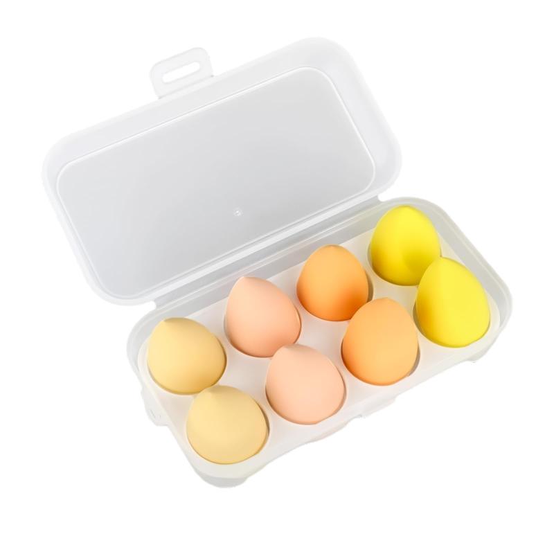 多機能メイク用スポンジパフ 化粧スポンジ クッションファンデ 水滴形 卵型 コーン型 8点セット スポンジ 用パフ メイ ビューティーエッグセット 柔らかい 乾湿両用 各種化粧品用メイクこのビューティーエッグ8個セットは、ファンデーションを...