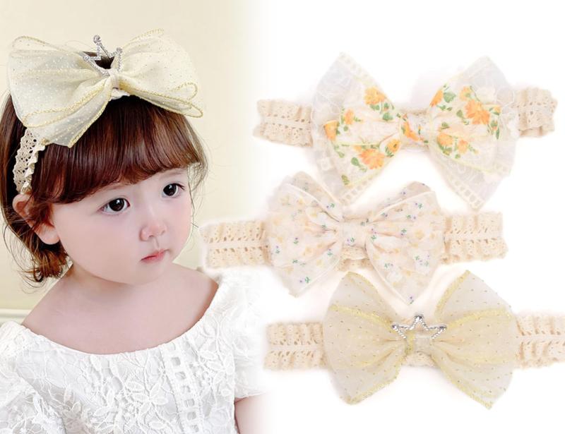 BIANHUAN 赤ちゃん ヘアバンド ベビー 女の子 子供 新生児 キッズ カチューシャ ベビーヘアバンド ヘアアクセサリー キッズ 可愛い リボン ベビーへあバンド ヘアアクセ セレモニードレス 出