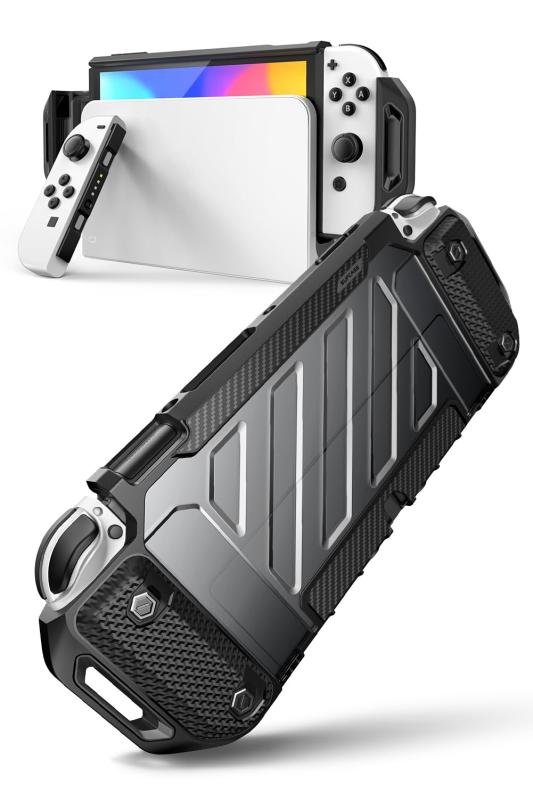SUPCASE Nintendo Switch OLED用保護 ケース 任天堂スイッチ 有機ELモデル (2021)対応 天堂専用 着脱簡単 耐衝撃 超薄型 指紋防止 キズ防止 Nintendo Switchコンソール対応 Unicorn ...