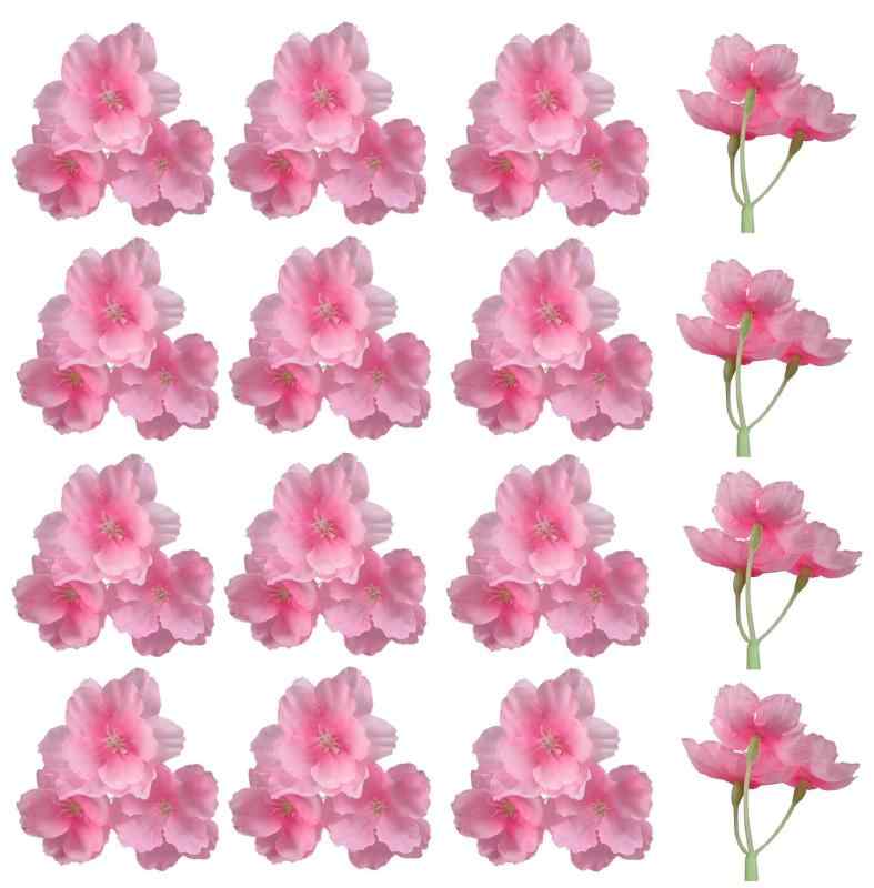 himsyuden 桜の花 造花 30本セット 桜の花びら 花のみ 春の花 絹花 シルク花 花輪 ヘアアクセサリー バレンタインデー飾り DIY 花飾り 春の雰囲気づくり 撮影小道具 結婚式 プロポーズ 部屋飾り