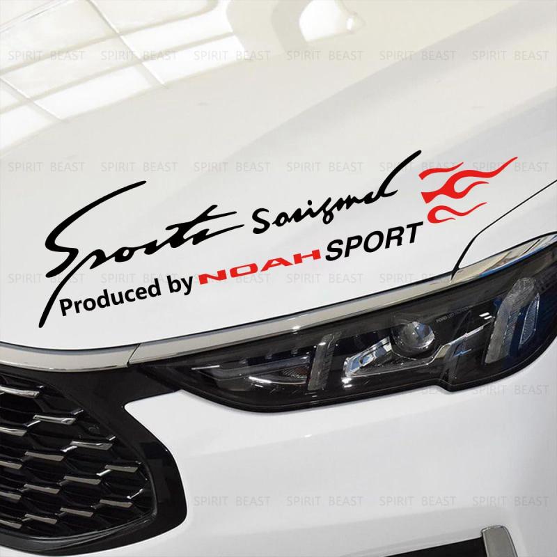 新型ノア用 NOAH ステッカー デカール シール 防水 車 ロゴ ノア 80系 90系 車種汎用 ボンネット フロントガラス サイド バンパーステッカー ビニール 耐熱 反射 かっこいい (NOAH, ブラック)【類似商品にご注意】市販の...