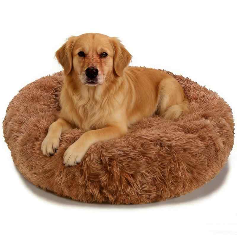 Insvog 犬 ベッド 猫 ベッド ペットベッド ドーム型 ペット クッション 冬 ふわふわ ペットマット もこもこ 丸型 ペットソファベッド 通年 中型犬 小型犬 洗える 大型犬 猫 洗える ケージ用 暖🧿 高品質のペッ...