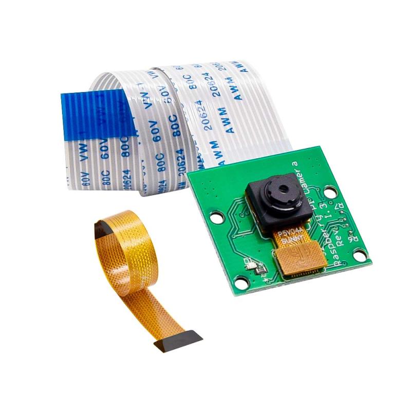 KEYESTUDIO 5MP カメラ モジュール ウェブカメラ for Raspberry Pi ラズベリーパイ2 3 4 Model B+ 電子工作 電子部品1. センサーはネイティブ解像度500万画素で、ボードに固定フォーカスレンズが付...
