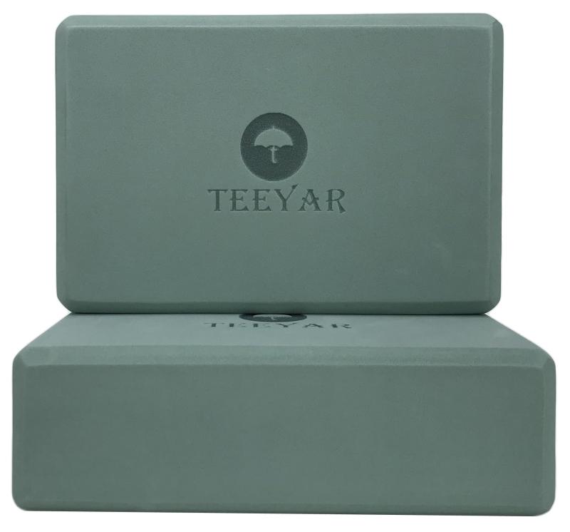 TEEYAR ヨガブロック 2個セット 無臭の高級素材 高密度/硬い 2サイズ 23 x 15 x 7.2cm(230g x2) また 大きい 23 x 15 x 10cm(320g x2) 初心者/上級な ヨガぶろっく (Yoga blo...