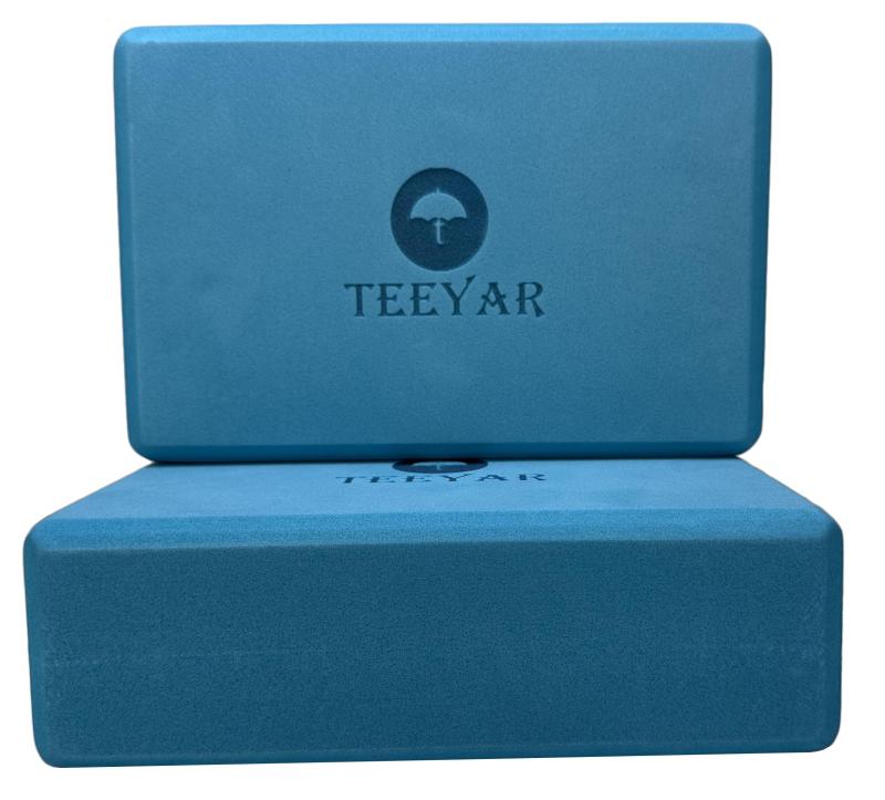 TEEYAR ヨガブロック 2個セット 無臭の高級素材 高密度/硬い 2サイズ 23 x 15 x 7.2cm(230g x2) また 大きい 23 x 15 x 10cm(320g x2) 初心者/上級な ヨガぶろっく (Yoga blo...