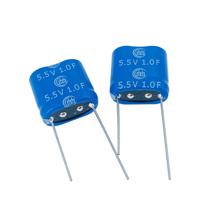 PENGLIN 2個 スーパーファラッドコンデンサ 5.5V 1F 8.5x17x17mm 電気二重層コンデンサ スーパーキャパシタ コンデンサ 大容量コンデンサーファラッドコンデンサは、電気二重層コンデンサー、スーパーキャパシタや電気二重...