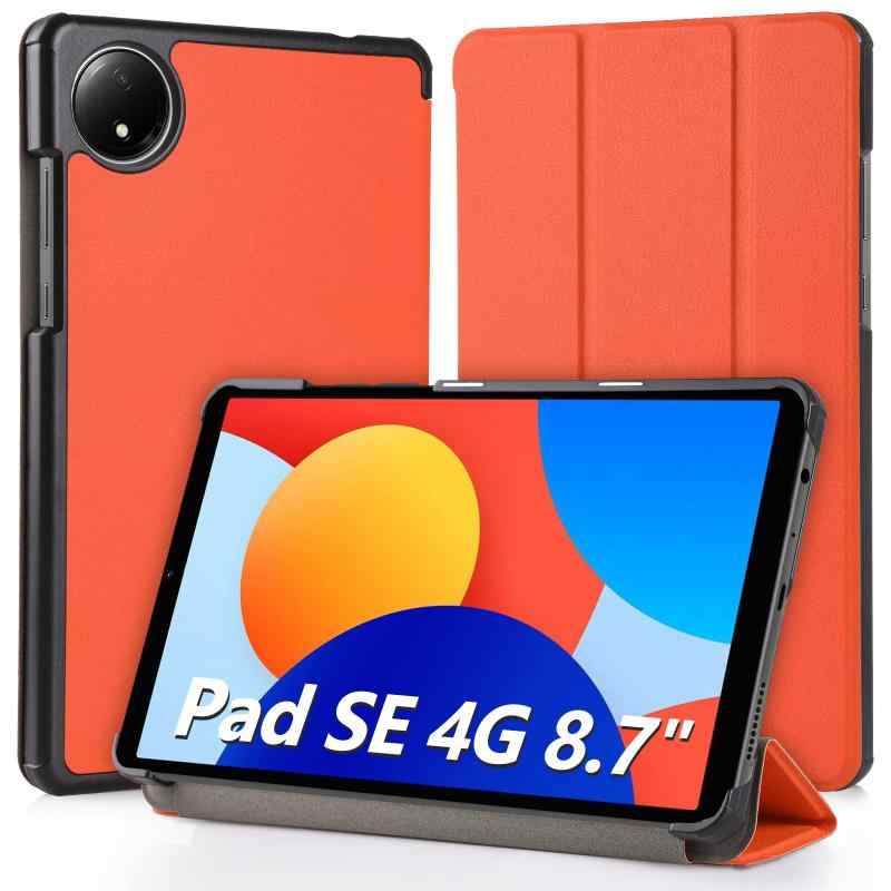 Hianjoo Xiaomi Redmi Pad SE 4G 8.7インチ 対応 ケース タブレットケース Xiaomi Redmi Pad SE 8.7インチ 対応 カバー スタンド機能付き オートスリープ機能 全面保護ケース 耐衝撃 擦...