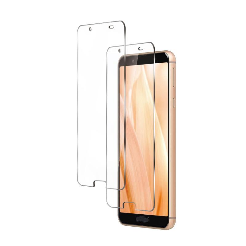 【2枚セット】AQUOS sense3 / sense3 lite/docomo SH-02M 専用 強化ガラスフィルム 硬度9H 0.26mm超薄 気泡防止 耐衝撃 撥油性 超耐久 耐指紋 飛散防止 処理保護フィルム shv45 ガラスフ...