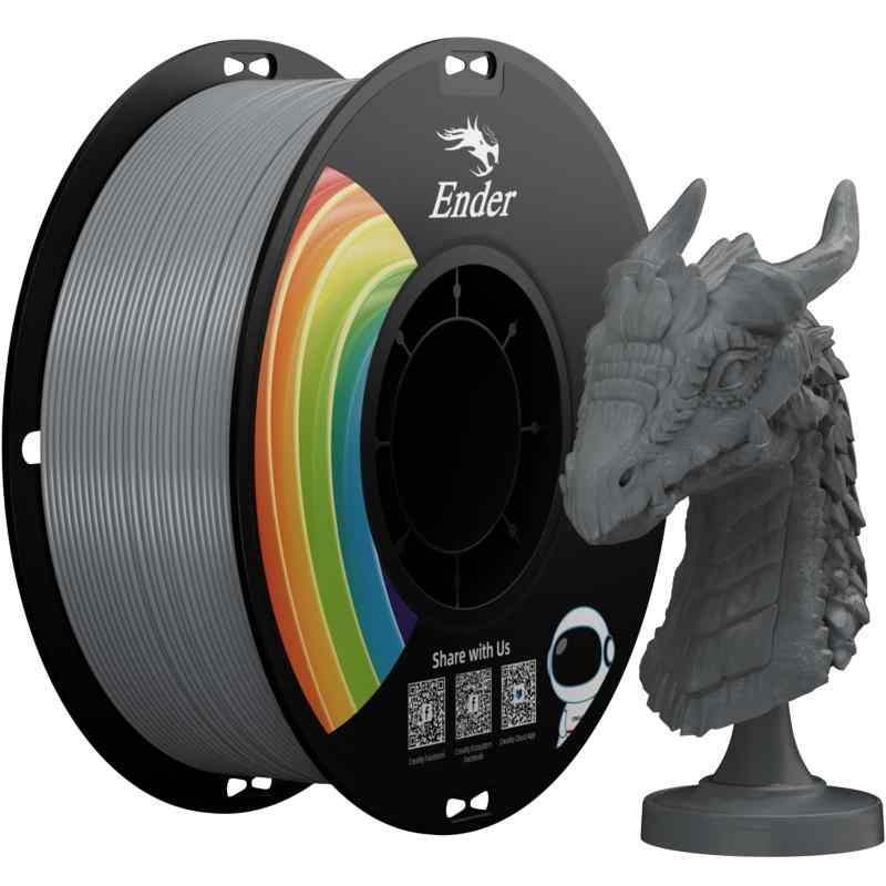 Creality Ender-PLA+ フィラメント 1.75mm径 寸法精度±0.03mm 正味量1KG 3Dプリンター用フィラメント もつれず 目詰まりなし ゆがみがない 反りなし 3Dプリンタ造形材料 K1C/K2/K2 Pro/K2...