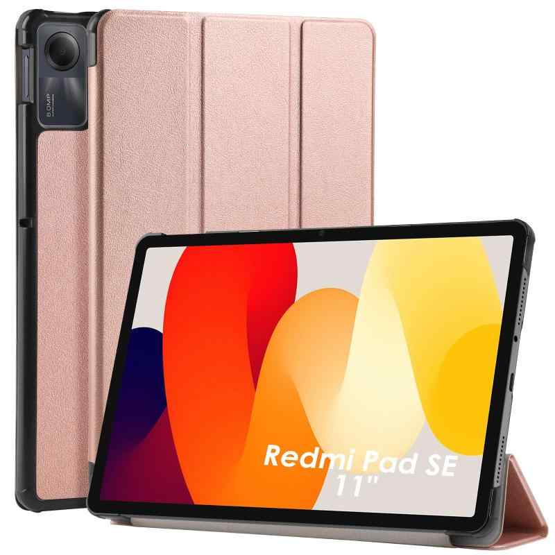 WD&amp;CD Xiaomi Redmi Pad SE 11" 対応 タブレットケース タブレットカバー 薄型 耐衝撃 オートスリープ機能 肌感レザー 三つ折りスマートカバー スタンド機能 マグネット式 Redmi Pad S...