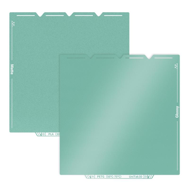 【Snapmaker U1専用】低温ビルドプレート 276x293mm 両面 (光沢/凹凸) 強粘着 ノーグルー 3Dプリンター用ベッドプレート【省エネ低温印刷】従来品を上回る性能で、最小限のヒーター温度で高効率印刷を実現。消費電力と電気代...