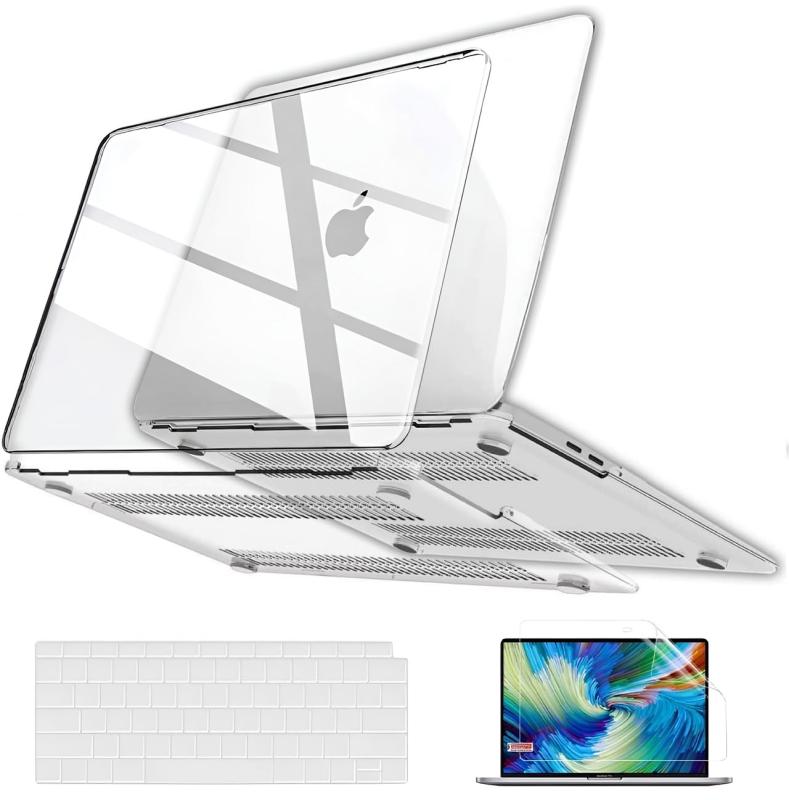 GVTECH 2025 M4 ケース MacBook Air 13インチ M3 M2 チップ 2024 2022リリース 対応高い透明 傷防止 A3240 A3113 A2681 カバー - クリスタルクリア👉 このケースは...