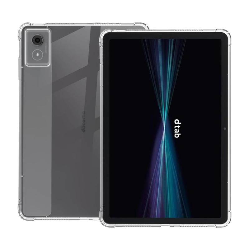 For NTT DOCOMO dtab d-51F ケース 11インチ ソフトケース 【larfbulroc】クリスタル 薄型軽量 TPU素材 保護カバー【対応機種】dtab d-51F【精確的なデザイン】本体にぴったりフィットするように設...