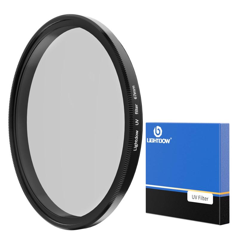 Lightdow 52mm UVフィルター レンズ保護用 光学ガラス 薄枠 高透過率 紫外線カット 耐衝撃 風景撮影 外景写真 動画撮影 レンズ保護フィルター✔【高透過率光学ガラス】このUV保護フィルター は特殊加工された光学ガラス素材を採...
