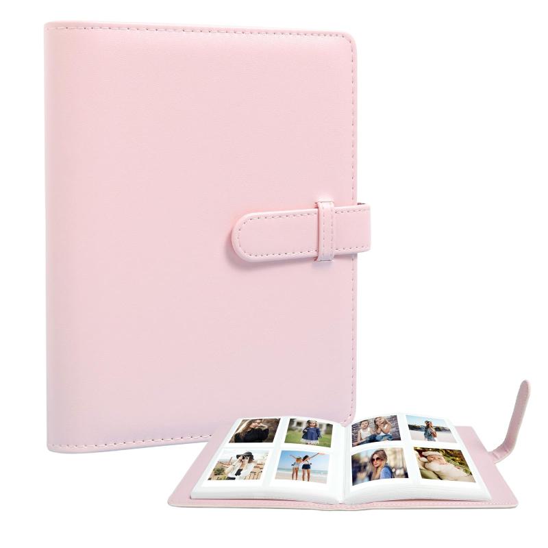 Easy Hood チェキ アルバム 大容量 3インチ写真用アルバム Fujifilm instax mini用アルバム ポケット収納タイプ メモリー 透明度の高いフィルム PUレザー 256枚 名刺・銀行カード・会員カードも収納❀適用範囲...