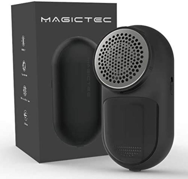 Magictec Uner 毛玉取り 電動 毛玉取り機 USB充電式 3枚刃 強力 毛玉取り器【ブラック】