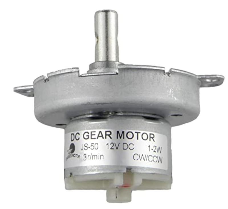 CHANCS の金属の外の減少ギヤ ボックス DC 12V JS-50 3RPM CW/CCW 小型 DC ギヤ モーター トークスの 8Kg.cm説明 ：JS-50 DCギヤードモータは、外側に鉄シェル、内側にプラスチックギヤを備えていま...