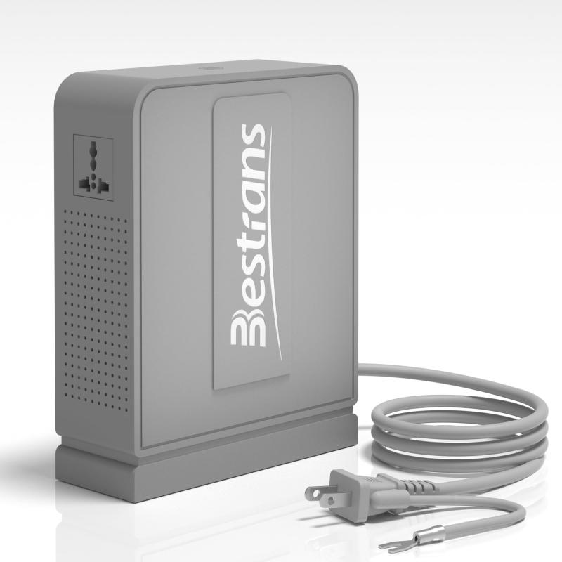 Eestians 変圧器 2000W 昇圧専用変圧器 アップトランス 海外電気製品を使用 電源トランス 100V to 220V ~ 240V 純銅リングコア内蔵（コンパクト設計・軽量タイプ 安全 静音 定格2000VA出力) グレー昇圧変...