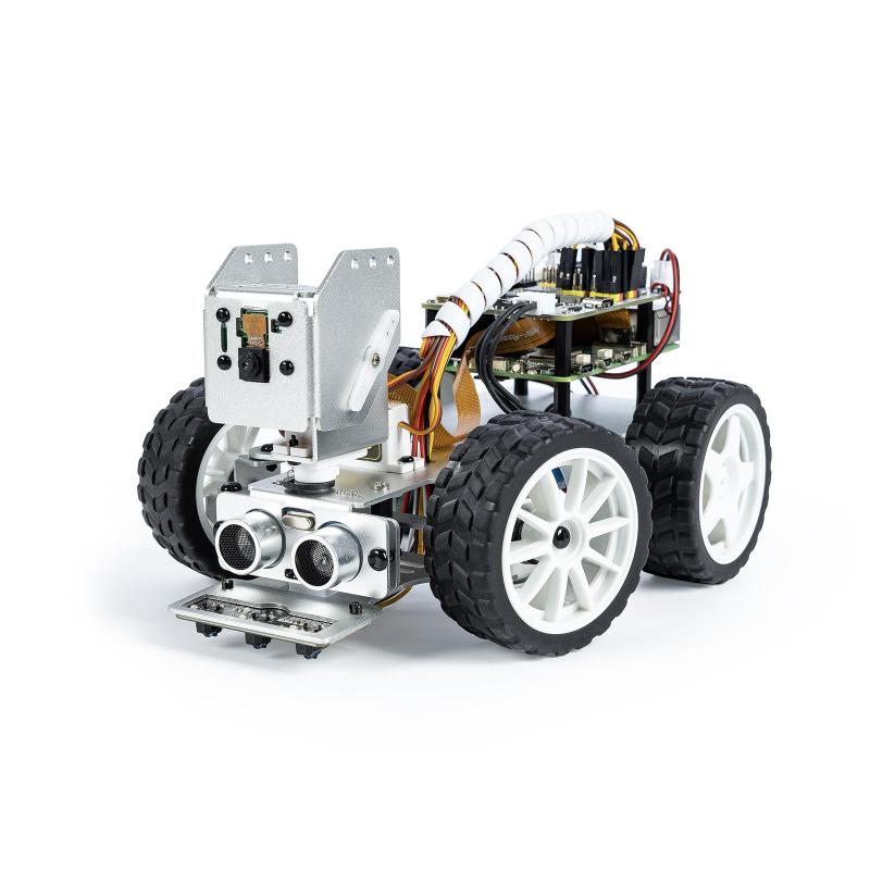 SunFounder PiCar-X AIビデオロボットカーキット Raspberry Pi 5/4/3B+/Zero 2W対応、ChatGPT-4o / Gemini/Grok連携・音声＆映像認識・Python/Scratch・カメラ・バ...