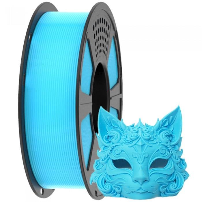 GEEETECH フィラメント PLA 3Dプリンター フィラメント 3Dペン PLA 造形材料 寸法精度+/- 0.02 mm 正味量1KG 1.75mm径 ウォーターブルー【耐久性と信頼性】 当社の GEEETECH 1.75mm PL...