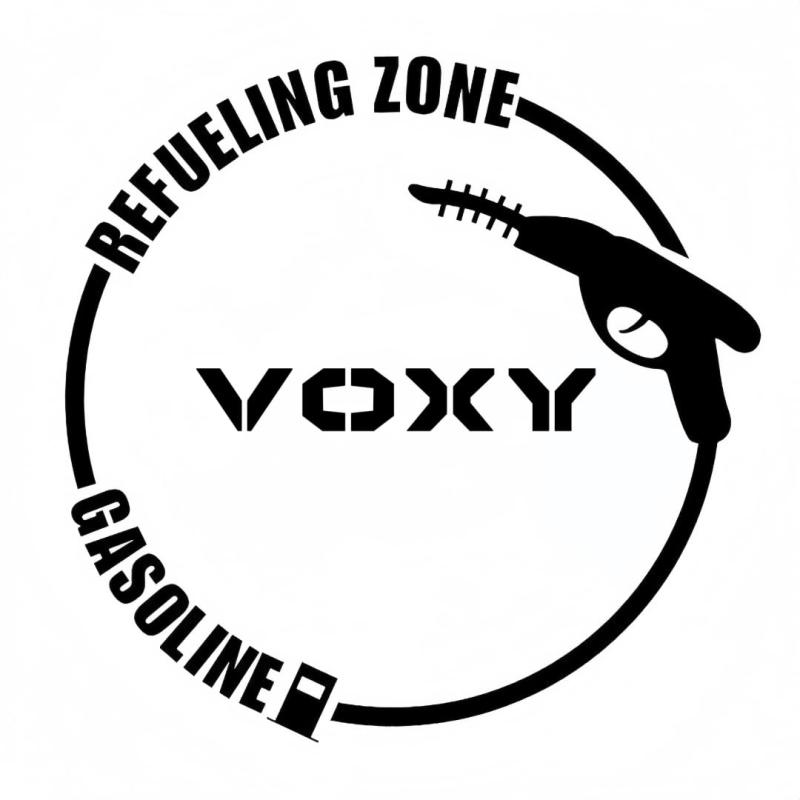 ヴォクシー VOXY タンクカバー ステッカー フューエルリッド 車 給油口 デカール 汎用 耐熱ファッション 1枚 (黒, ヴォクシー VOXY)●材質：ビニル。●設置が簡単なので、貼っておけばいいです。●強力防水日焼け止め、高温に強い。...
