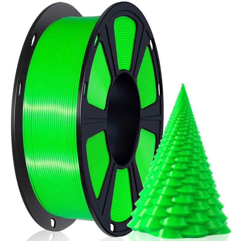 GEEETECH フィラメント PLA 3Dプリンター フィラメント 3Dペン PLA 造形材料 寸法精度+/- 0.02 mm 正味量1KG 1.75mm径 緑/グリーン【耐久性と信頼性】 当社の GEEETECH 1.75mm PLA ...