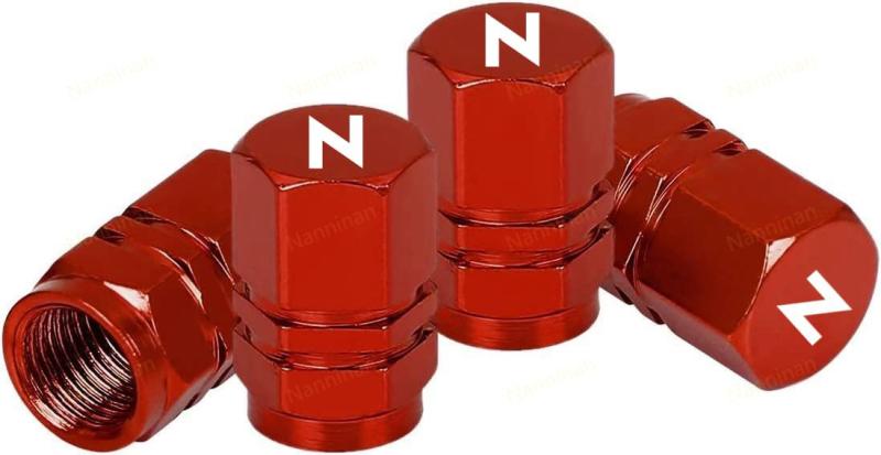N-BOX タイヤエアバルブキャップ 車 バルブステムキャップ アルミニウム合金タイヤバルブ N-BOX Nシリーズ フリード JF2 JF3JF4 JF5 JF6 全シリーズ対応 車 自転車用のダストキャップ 車 バイク 軽㉂...