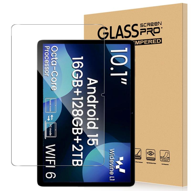 For TechZen HT20/Callsky Cpad 10/Ctab 10/Callsky 10 Pro/FPD CP10-J1 フィルム タブレット 10.1インチ 強化ガラス 高感度タッチ 高透過率 硬度9H 指紋防止 Greer...
