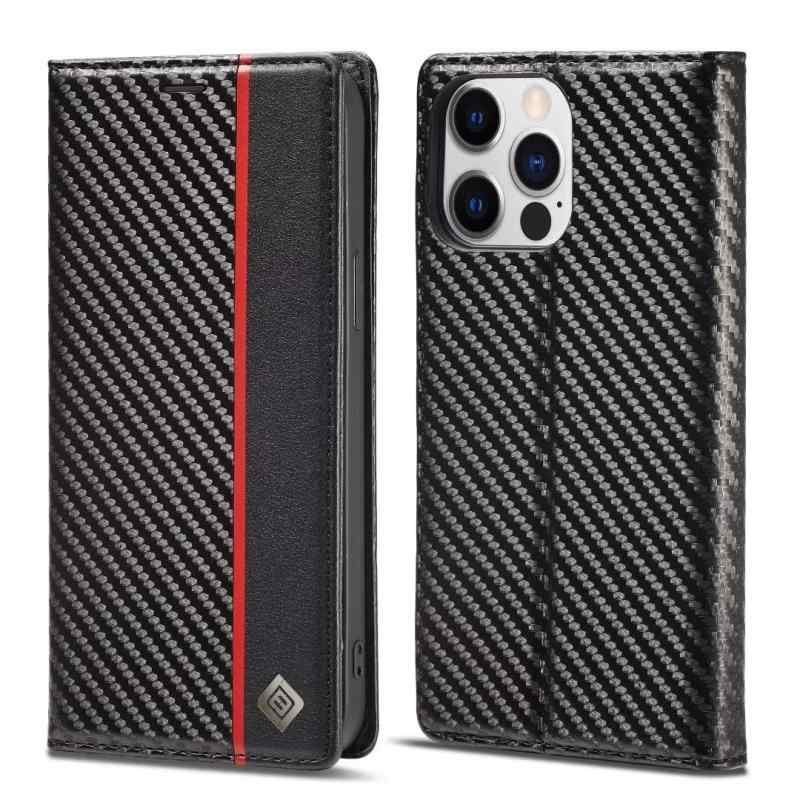 for iphone ケース 15 Pro max 手帳型 15 プロ マックス 手帳 ケース 耐衝撃 炭素繊維テクスチャ マグネット開閉式 便利 軽量 薄型 カード収納 スタンド機能 おしゃれ スマホケース 人気 耐衝撃 全iPhone ...