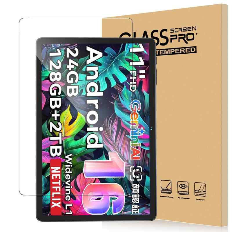 For TABWEE W90/Tabwee T90 フィルム 11インチ タブレット Tabwee T90 android 16 対応 ガラスフィルム 高感度タッチ 高透過率 硬度9H 指紋防止 Greerass 気泡防止 撥水撥油 耐衝撃...