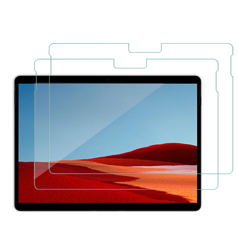 2枚入り Surface Pro 11 /surface pro 10 / surface pro9 / surface pro8 / surface pro X 13インチ 用のガラスフィルム保護 強化 3D タッチ ガラス フィルム飛散...