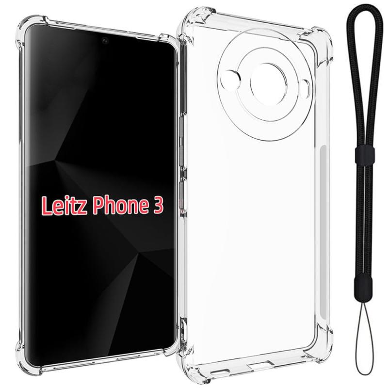 For Leitz Phone 3 ケース クリア TPU素材製護カバー 【ZENGZOUZ】全面保護 カメラ保護 四隅の厚 耐衝撃 黄変防止 薄型 軽量 指紋防止 Leitz Phone 3 カバー （クリア）【対応機種】Leitz Ph...
