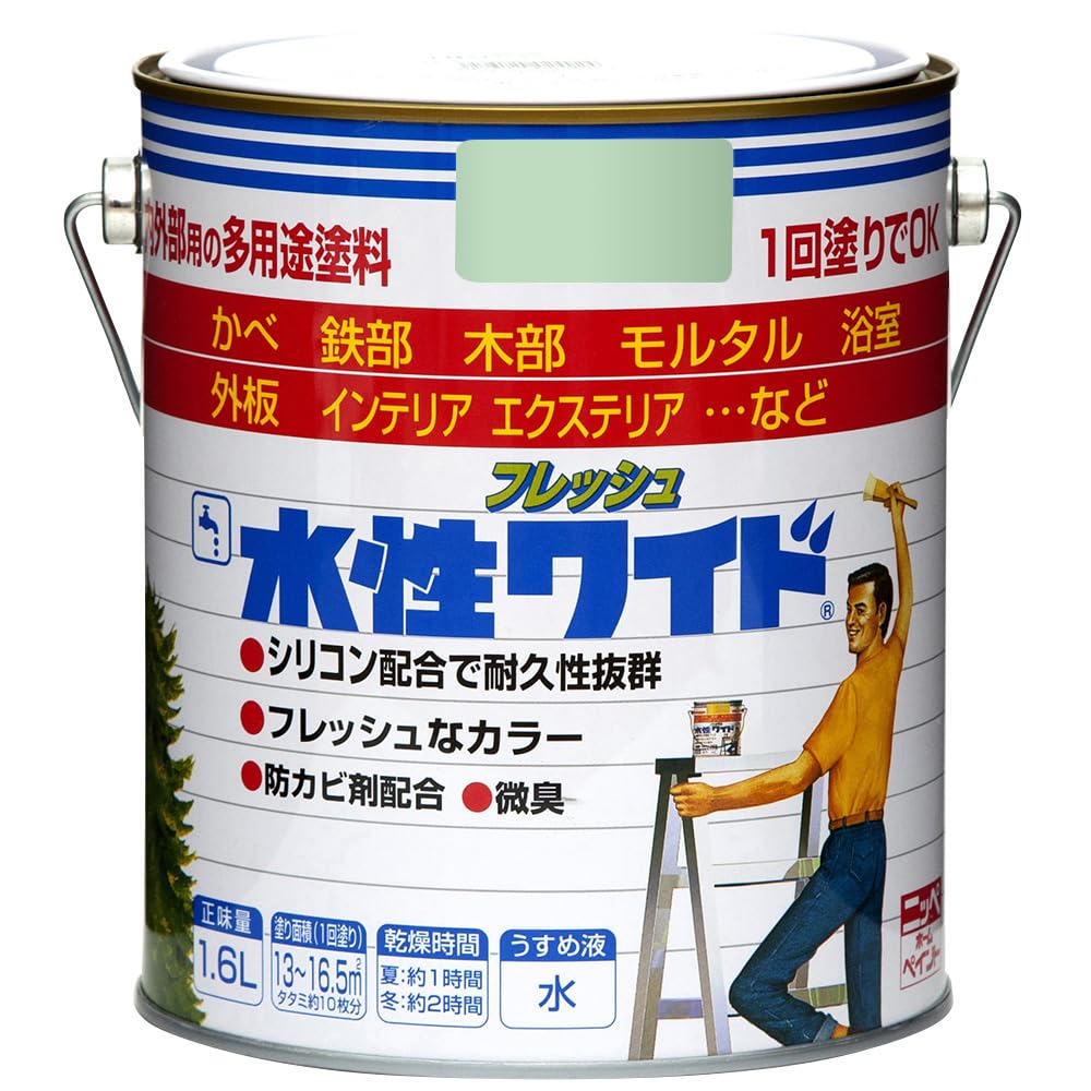 商品情報商品の説明塗膜は汚れにくく、付着した汚れも水ぶきで簡単に洗浄できる(ウォッシャビリティに優れる)高性能塗料です。 タレにくい、微臭タイプ。 強力かび止め剤、さび止め剤配合。 JIS-K-5663(合成樹脂エマルションペイント)主な仕...