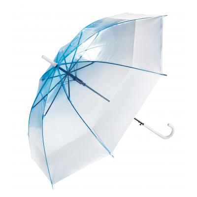 グラデーションジャンプ傘1本（@449円税別 36本単位 メーカー直送品） 雨の日のコーディネートをランクアップ！ グラデーションカラーのビニール傘はトレンド感満載で おしゃれ上級者にぴったりです。 普段なかなか手に取らないアイテムこそ嬉し...