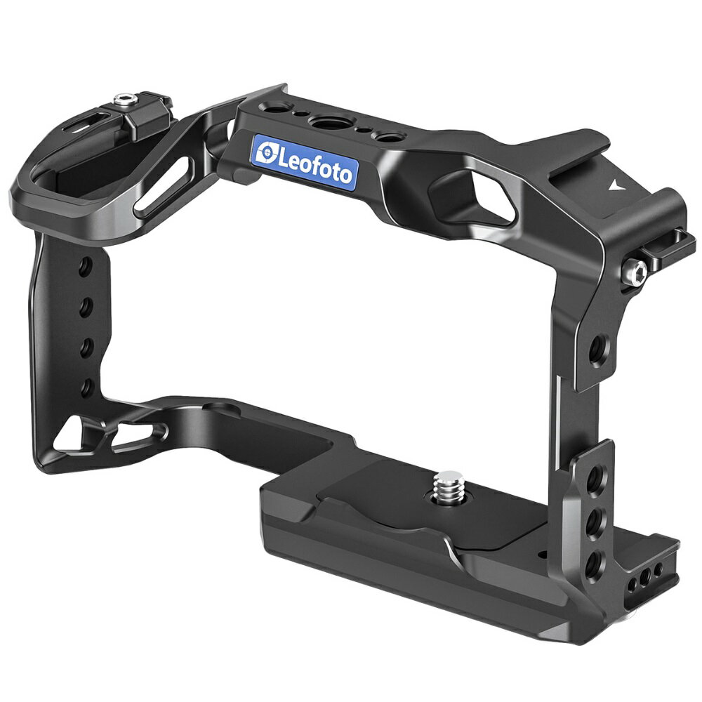 Canon 「EOS R10」専用カメラケージ。アルカスタイルのリリース構造で、様々なアクセサリーの装着が可能 * 沢山のアクセサリーを同時に取付可能 カメラケージを使用する事で多くのカメラアクセサリーを同時に使用する事が出来ます。多くのア...