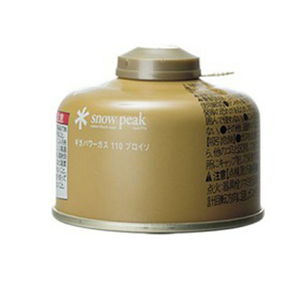 特徴 炎にこだわるスノーピークは、ガスにもこだわる。 ●ガスは燃焼器具のパフォーマンスを引き出す、重要な存在です。 ●各器具に合わせた専用缶を、必ずご使用ください。 ガスの種類と特性 【Propane(プロパン)】 沸点は-42.1&deg...