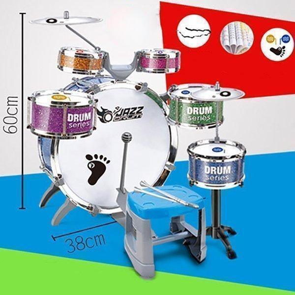 ドラム セット 子供用ミニドラムセット キッズ楽器 楽器おもちゃ 子供用ドラムセット パーカッションおもちゃ ドラムセット 練習用 打楽器 プレゼント